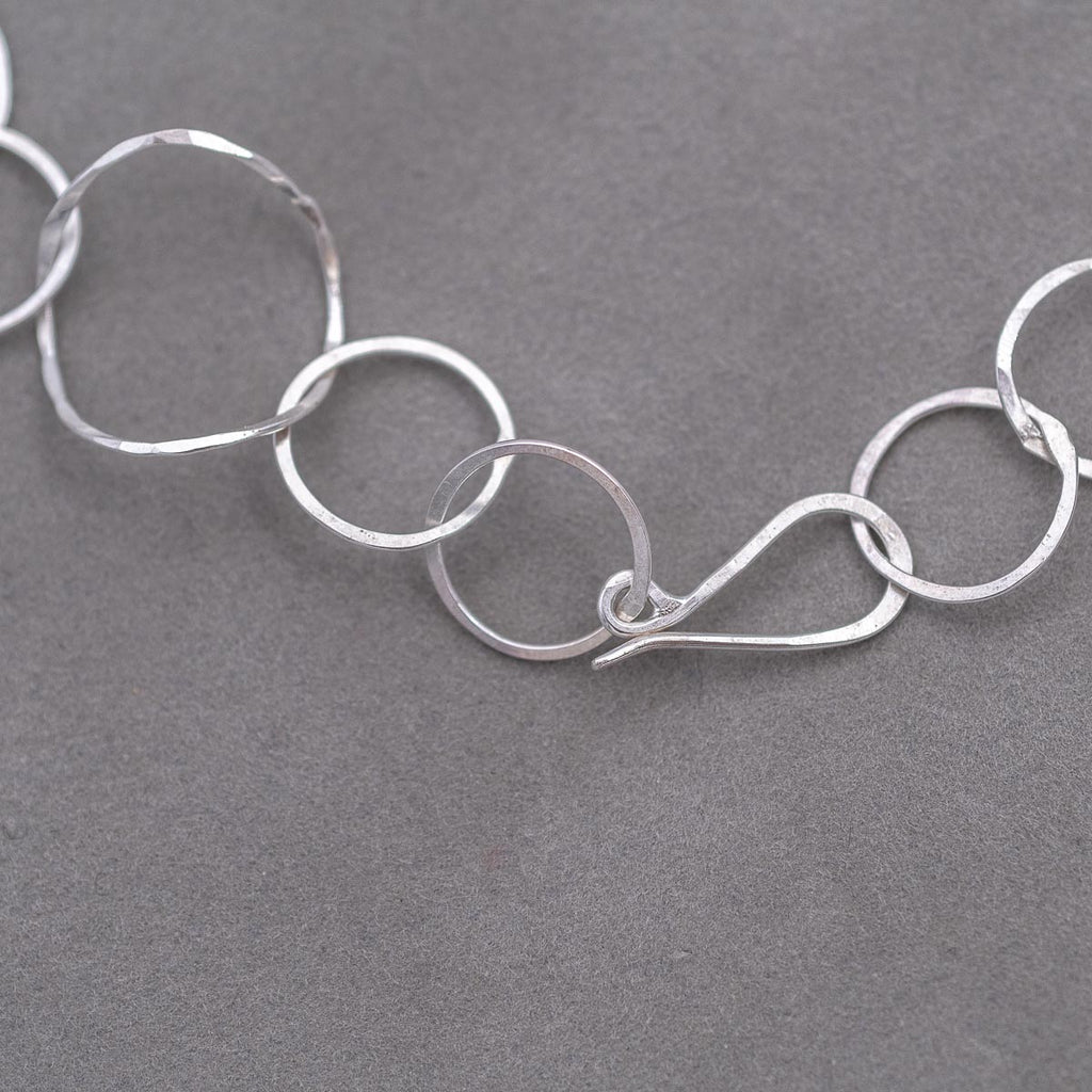Space Warp Loop Silver Chain Necklace – Kyoko Honda New York