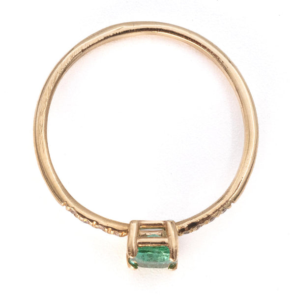 Emerald Sparkle Cocktail Ring – Kyoko Honda New York
